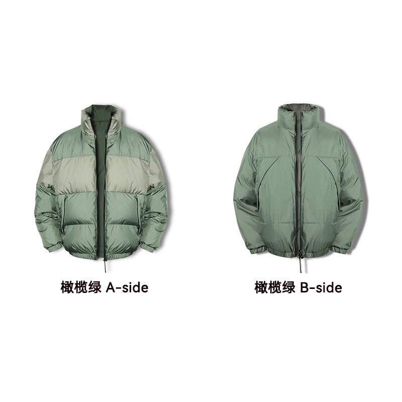 Double-sided Patchwork Downproof Jacket – myMUCHO