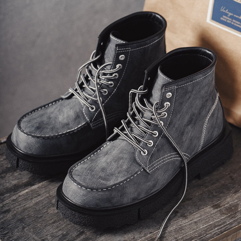 Split Leather Work Safety Boots – myMUCHO