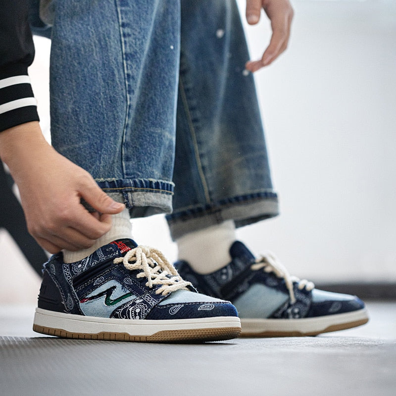 Men's Cashew Flower Shoes – myMUCHO